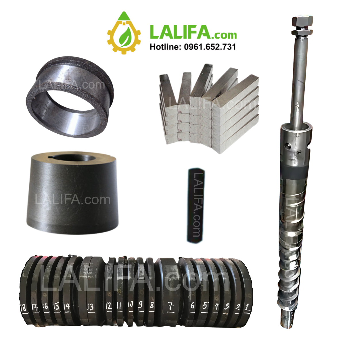 Phụ kiện trục ép, ốp nhiệt, phụ kiện khác cần thiết máy ép dầu Guangxin ...