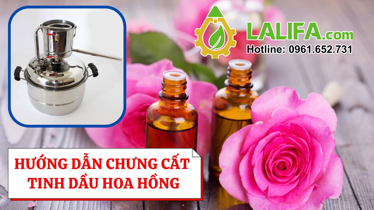 Cách chưng cất hoa hồng tại nhà